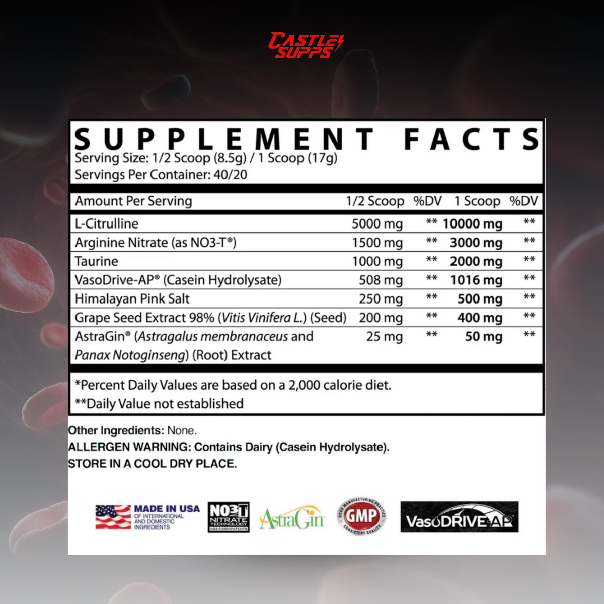 Bloodsport v3 – CASTLE SUPPS